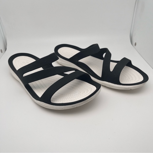 CROCS | Shoes | Crocs Swiftwater Iconic Comfort Slide Sandal | Poshmark